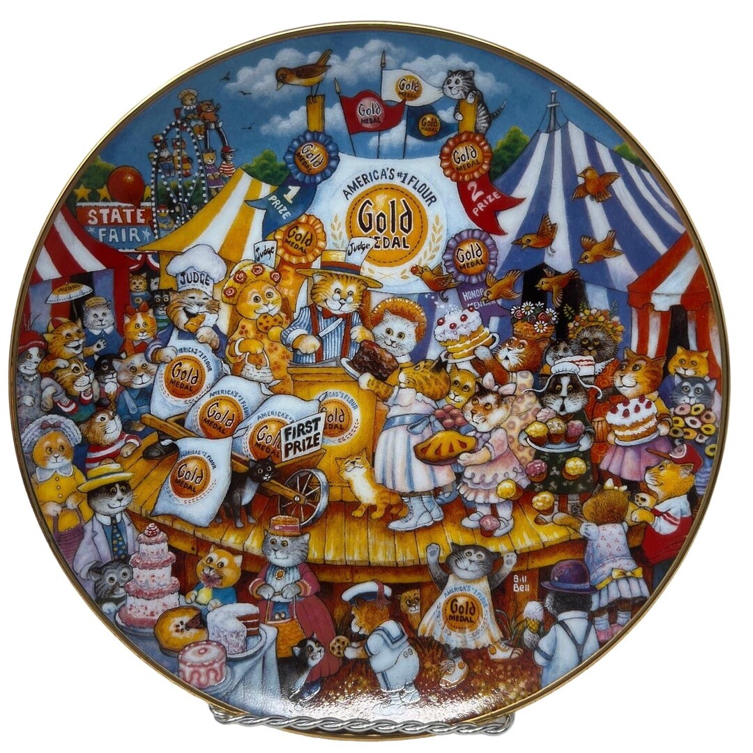 Gold Medal Winners Collector Plate Bill Bell Franklin Mint 1996 Ltd ...
