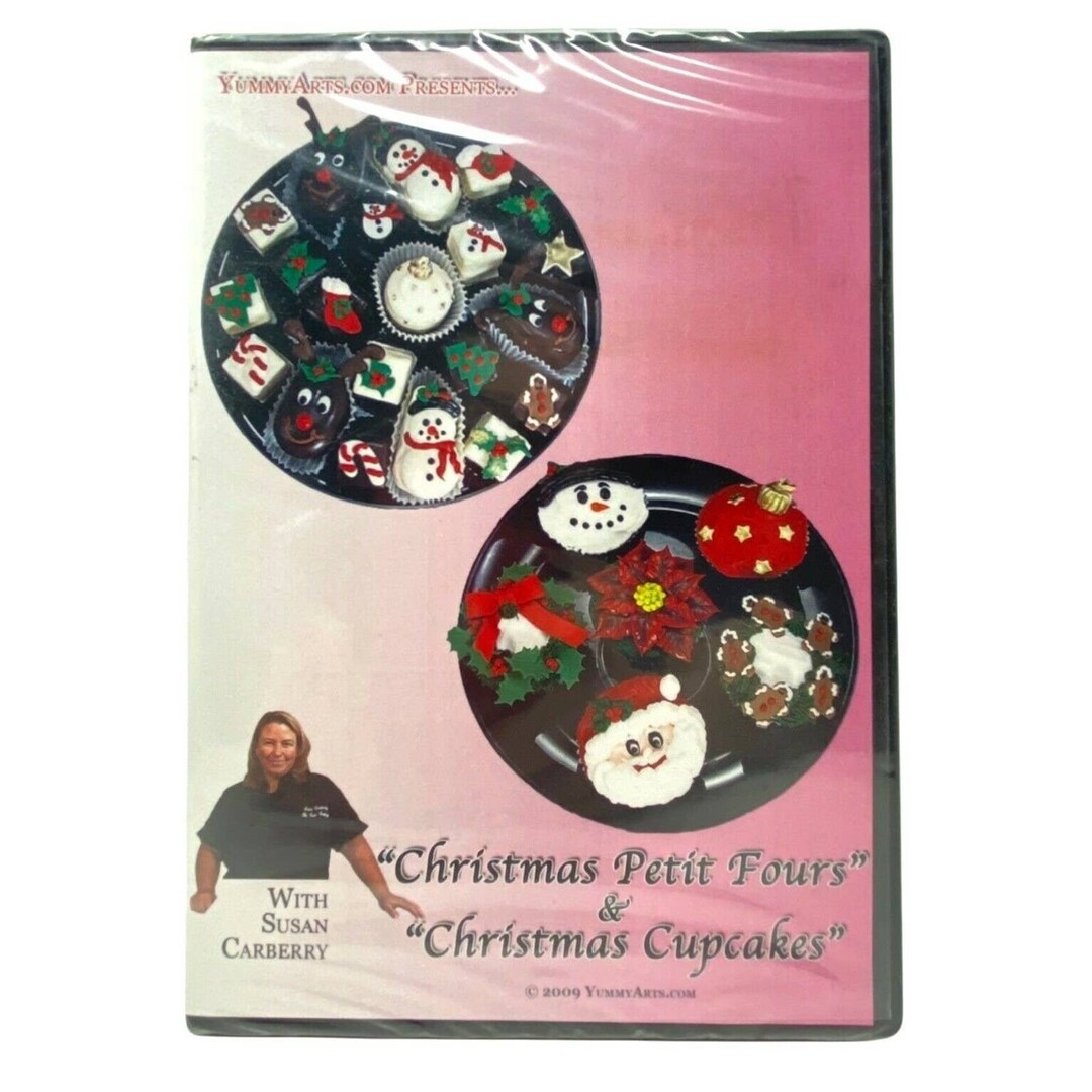 Christmas Petit Fours and Cupcakes Decorating Class DVD Susan Carberry ...