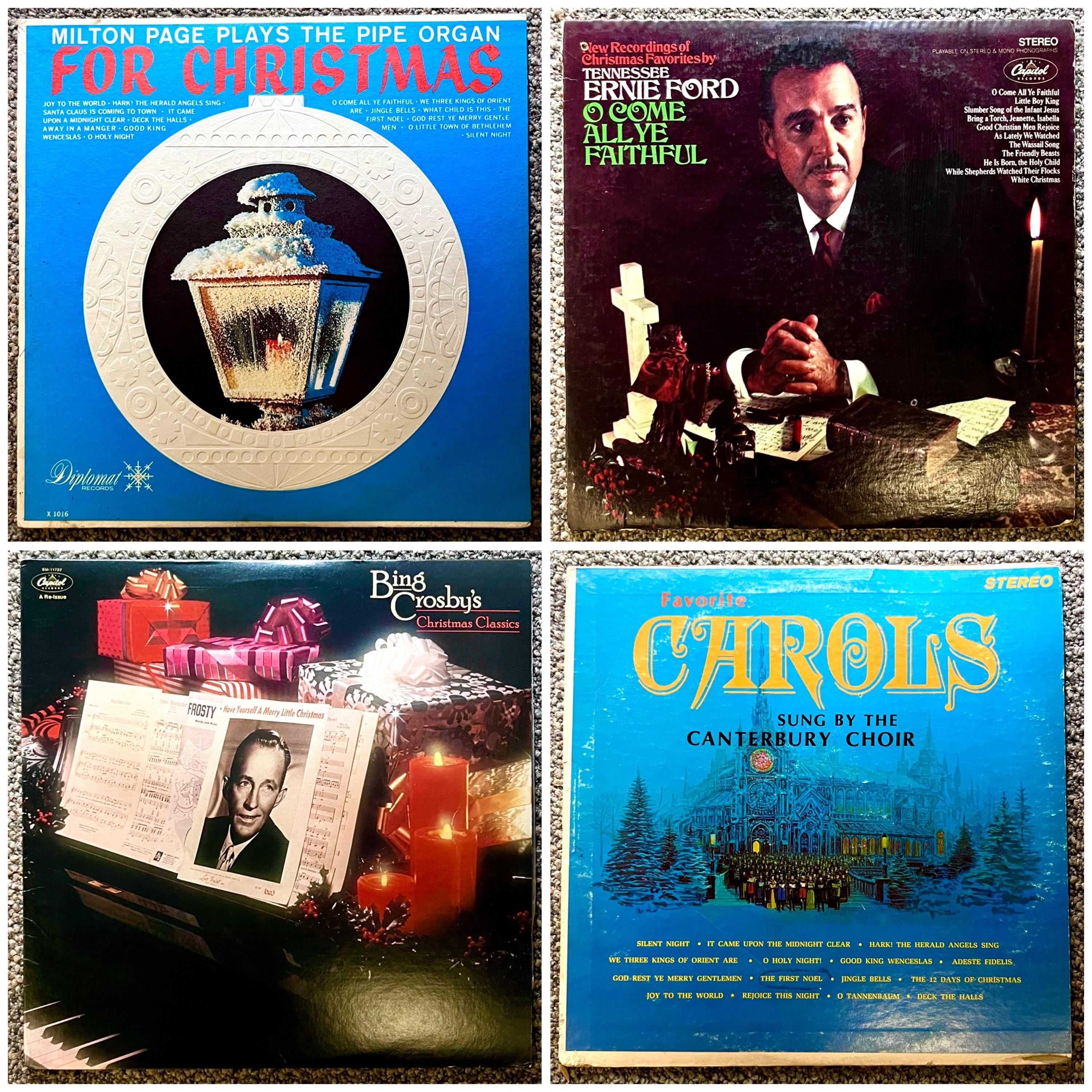 Vintage 12" Christmas Vinyl Records With Sleeves - Random Selection - Etsy