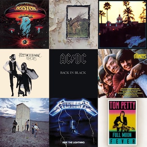 Classic Rock Vinyl Records Discovery Box: Mystery Collection - Etsy