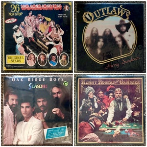 Vintage Country Music Vinyl Records: Mystery Lot - Etsy