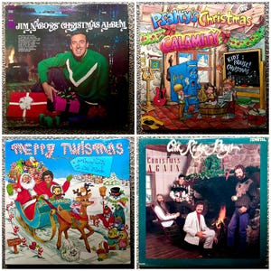 Vintage 12" Christmas Vinyl Records With Sleeves - Random Selection - Etsy