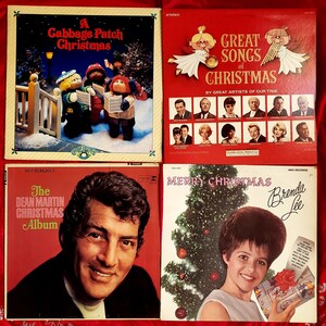 Vintage 12" Christmas Vinyl Records With Sleeves - Random Selection - Etsy