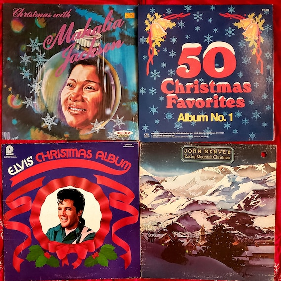 Retro Christmas Album Covers