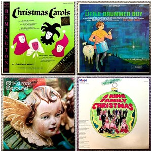 Vintage 12" Christmas Vinyl Records With Sleeves - Random Selection - Etsy