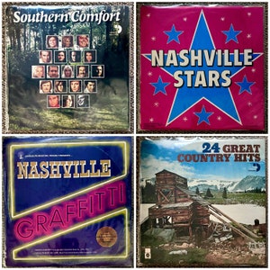 Vintage Country Music Vinyl Records: Mystery Lot - Etsy