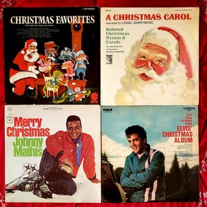 Vintage 12" Christmas Vinyl Records With Sleeves - Random Selection - Etsy