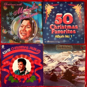 Vintage 12" Christmas Vinyl Records With Sleeves - Random Selection - Etsy