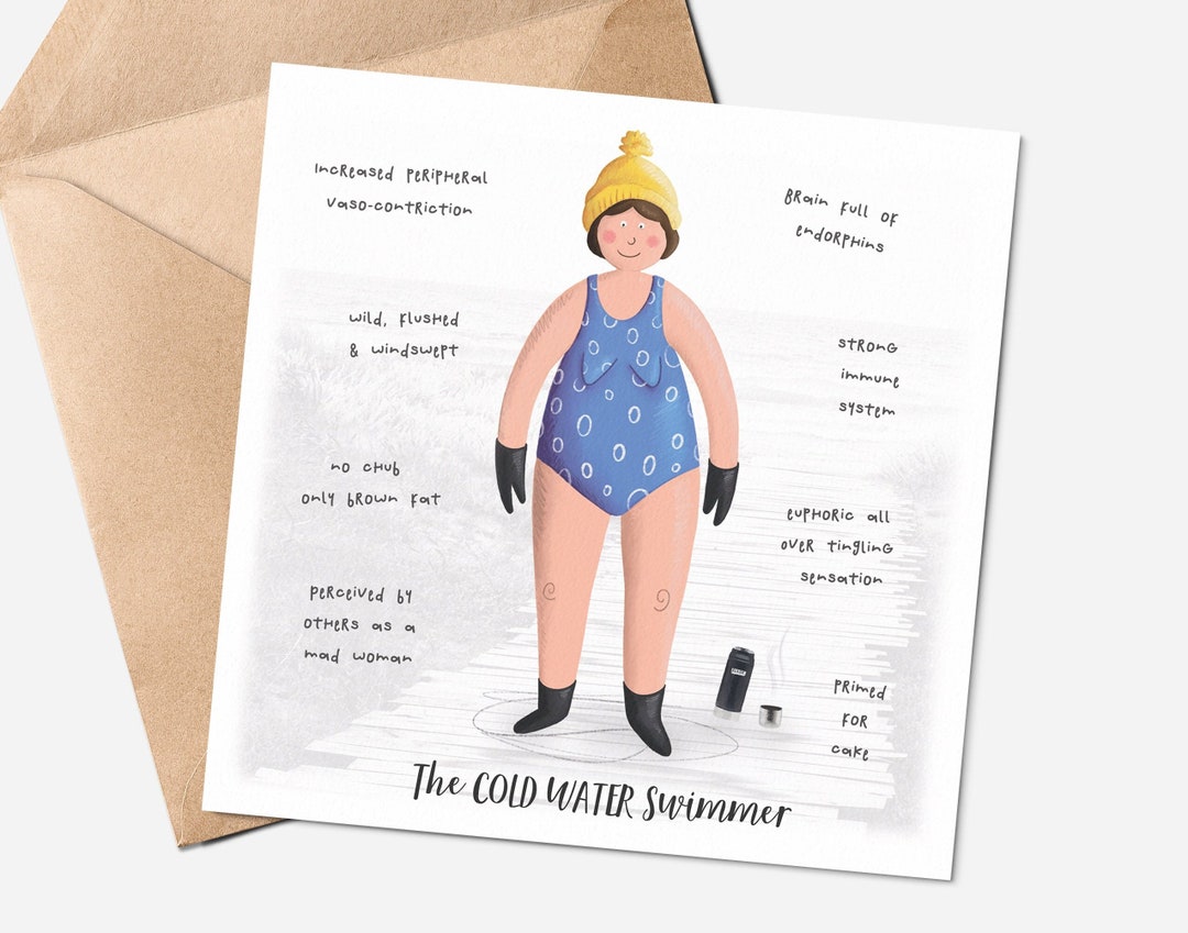 Cold Water Swimmer - Wild Swimming - Outdoor Swimmer - Female Humour ...