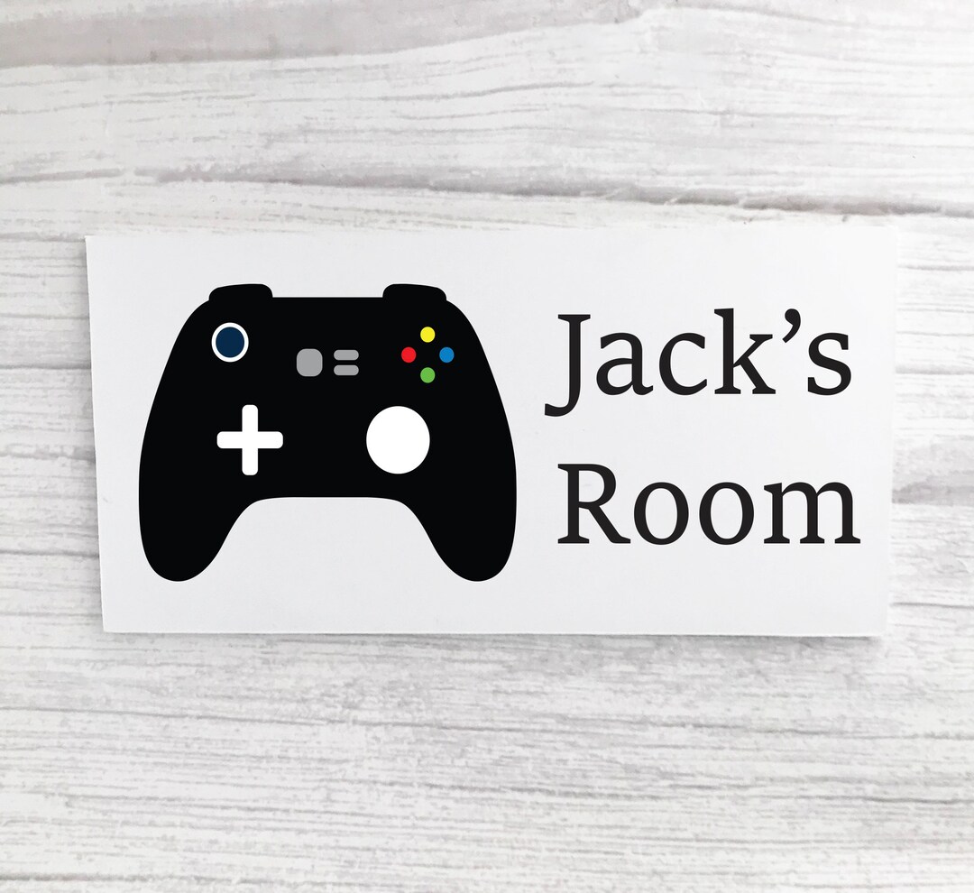 Gamer Door Sign, Gamer Plaque, Kids Plaque, Kids Sign, Personalised ...