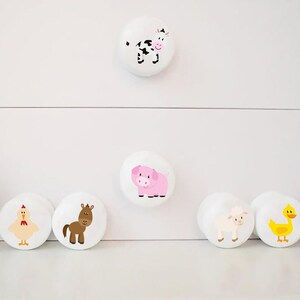 Farm Animals Drawer Knobs, Drawer Knobs, Furniture Knobs, Door Knobs ...