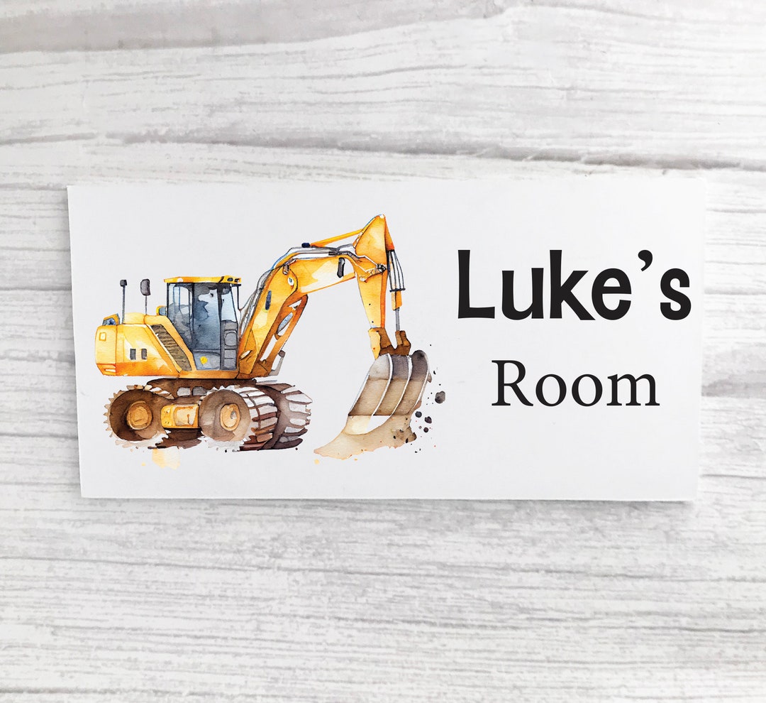 Construction Door Sign, Construction Plaque, Kids Plaque, Kids Sign ...