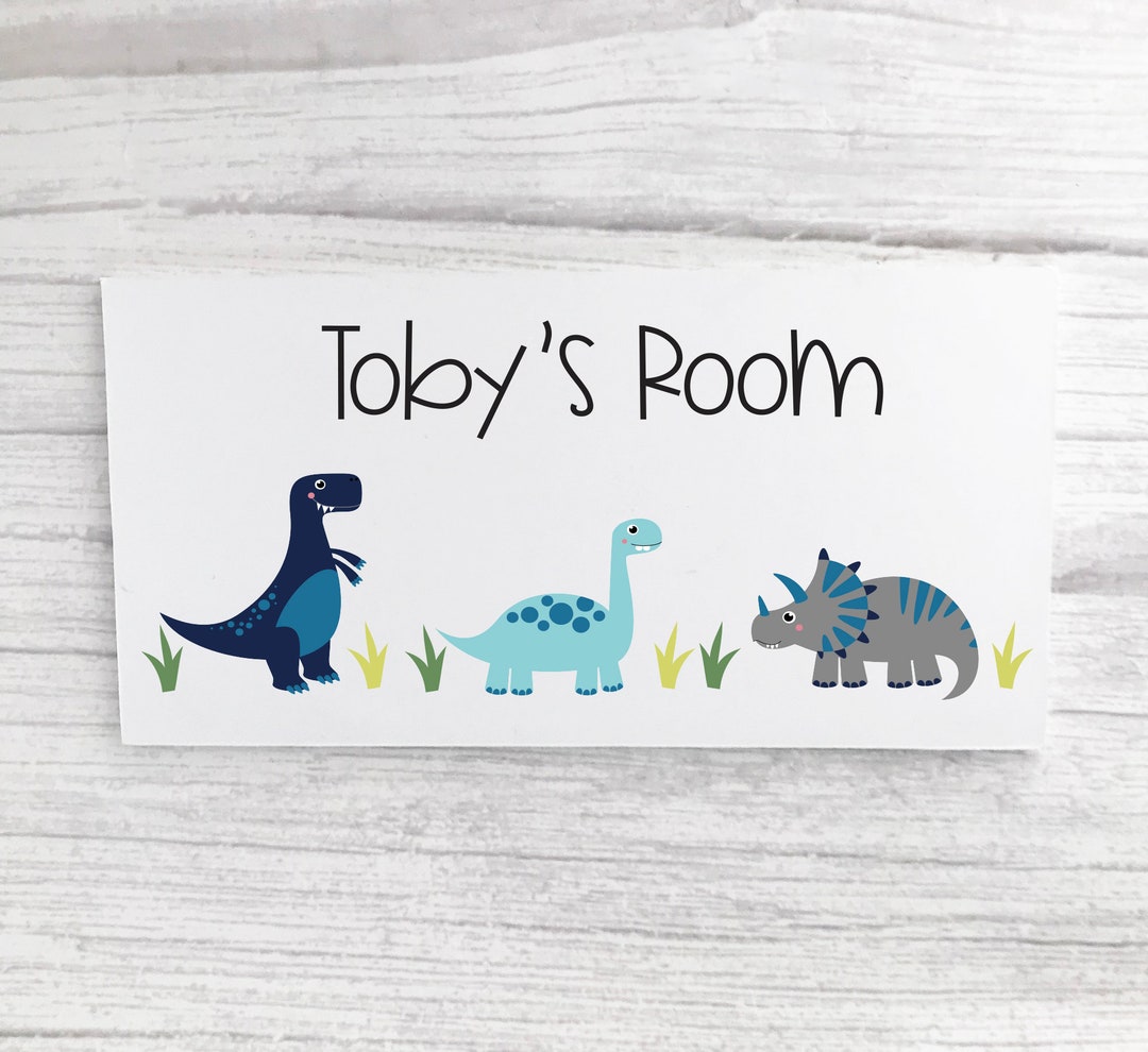Dinosaur Door Sign, Dinosaur Plaque, Kids Plaque, Kids Sign ...