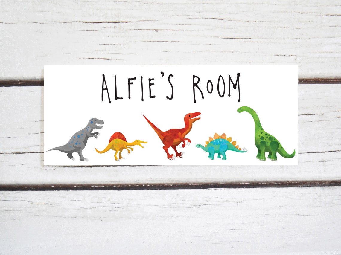 Door Sign Dinosaur Door Plaque Door Plaque Dinosaur Door | Etsy