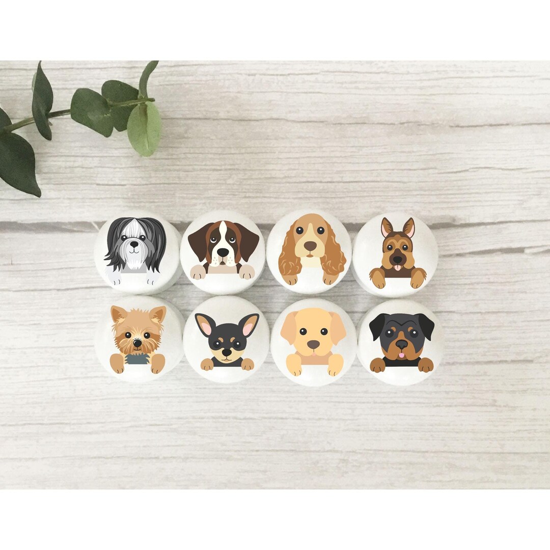 Dog Drawer Knobs, Drawer Knobs, Furniture Knobs, Door Knobs, Dog Decor, Door Knobs, Dog Handles ...