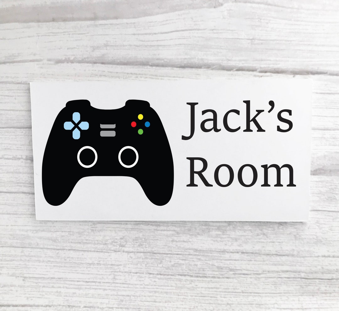 Gamer Door Sign, Gamer Plaque, Kids Plaque, Kids Sign, Personalised ...