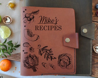 Leather Recipe Book - Etsy