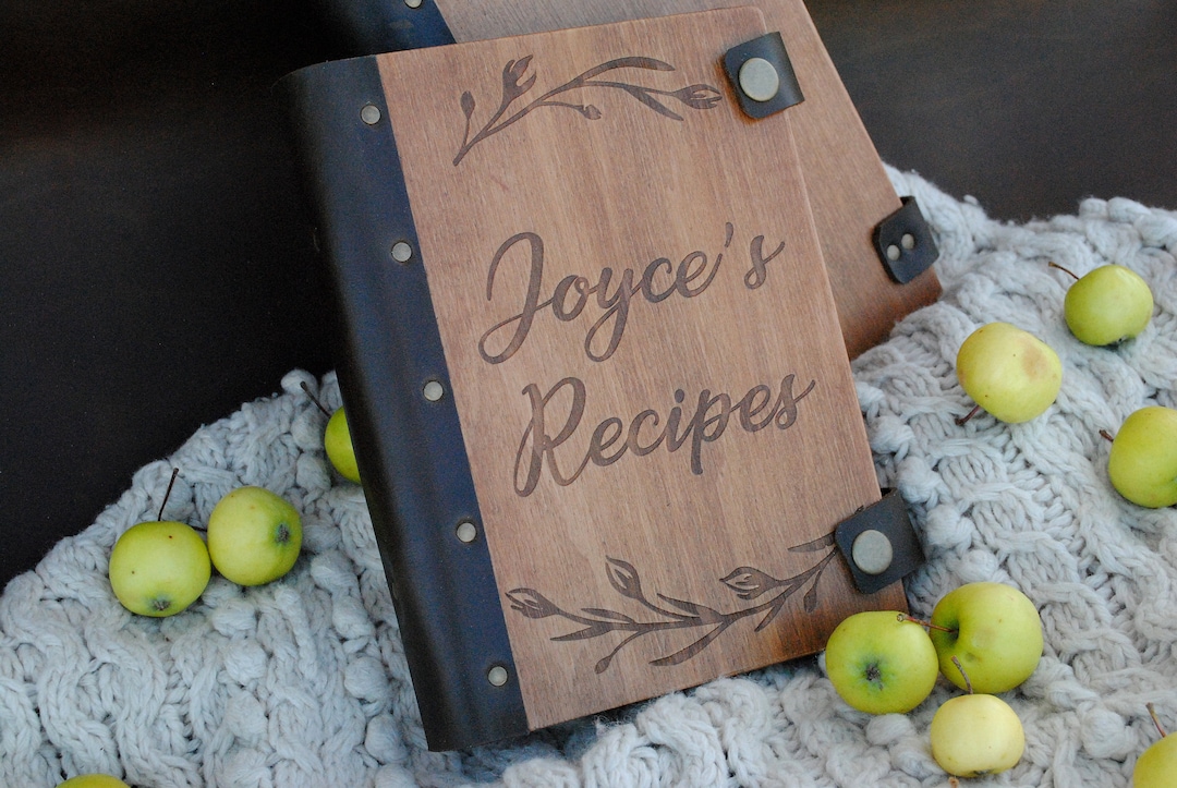 Family Recipe Binder A5, A4, 120 Removable Sheets Christmas Custom ...