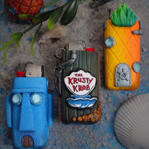 Spongebob Keychain - Etsy