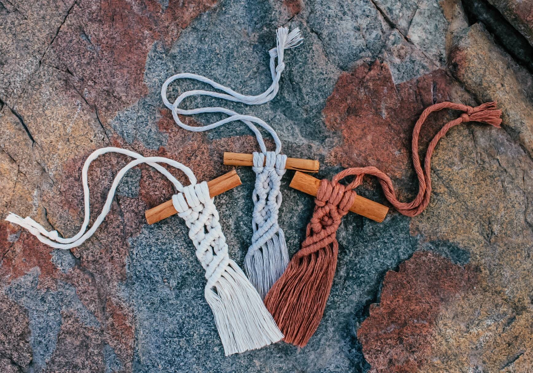 Macrame Essential Oil Diffuser Macrame for Car Macrame - Etsy Canada