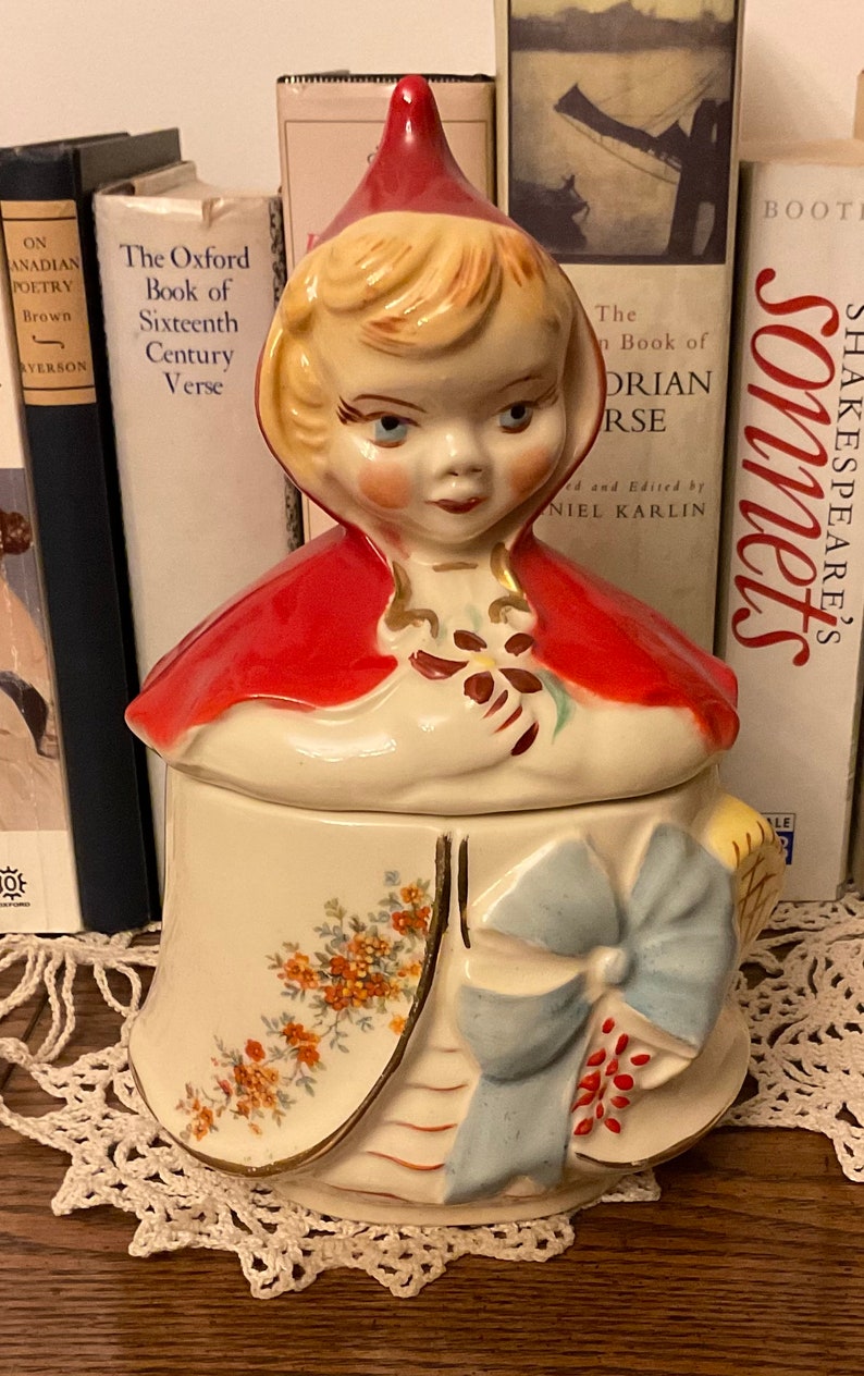 Hull Pottery Little Red Riding Hood, LRRH Covered Jar - Etsy