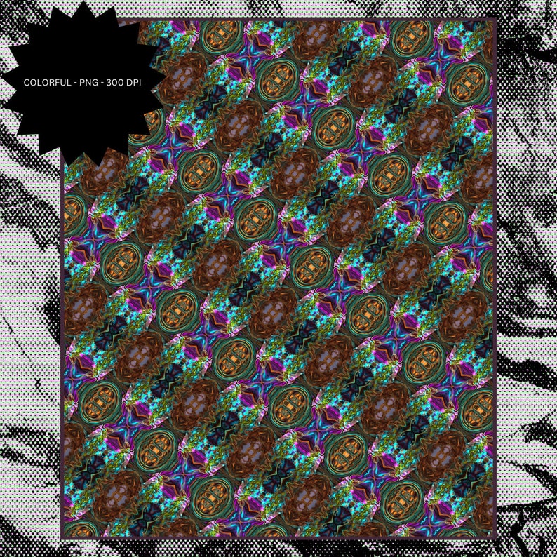 100 Pack of Digital Mega Funky Patterns 12in X 12in 300 - Etsy