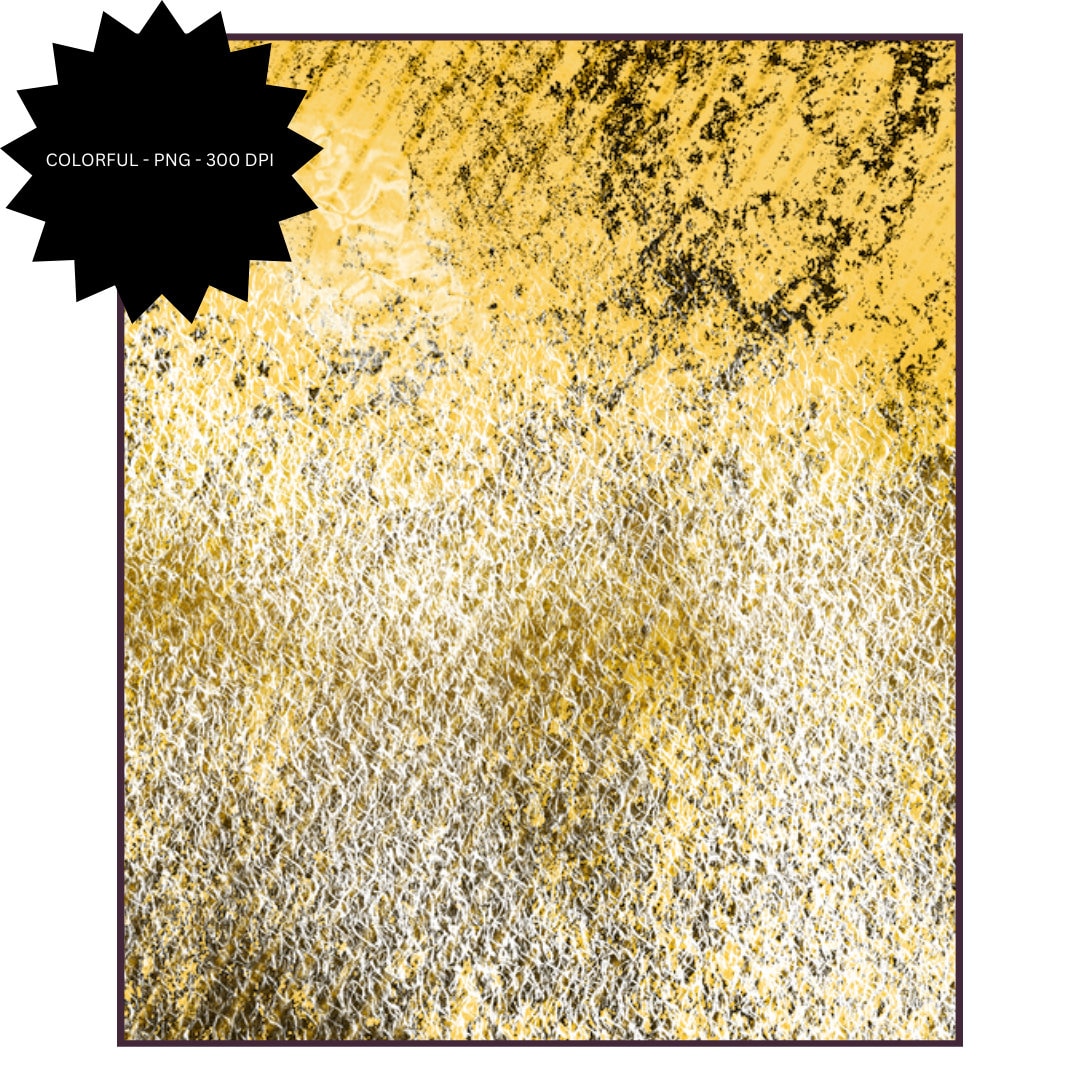 80 Pack of Digital Overlays Gold Transparent Grunge PNG - Etsy