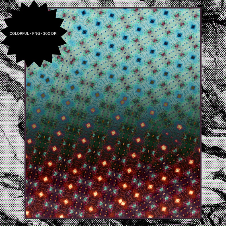 100 Pack of Digital Mega Funky Patterns 12in X 12in 300 - Etsy