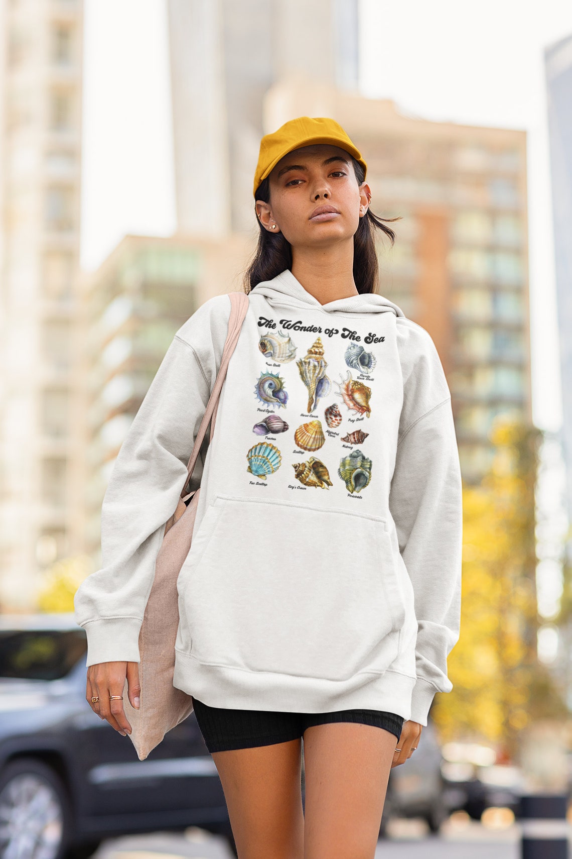 Beach Sweatshirt Cozy Ocean Sweater Cute Seashell Shirt - Etsy