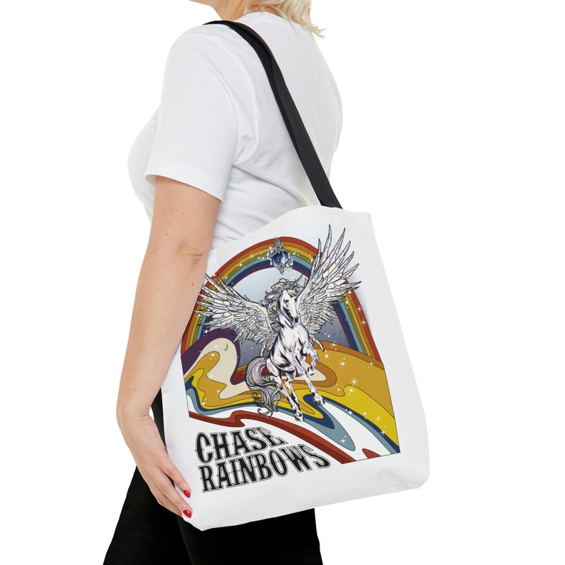 Unicorn Rainbow Tote, Cool Animal Pattern, LGBTQ Gay Graphic, LGBT ...