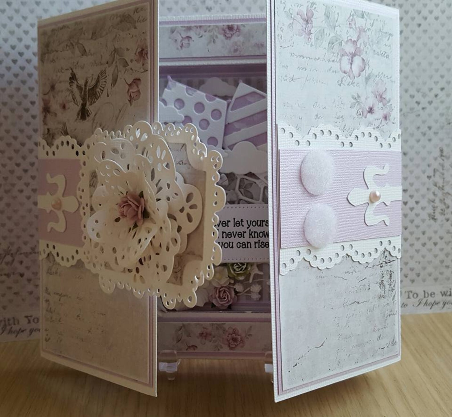 Shadow Box Card That Can Stand on His Own - Etsy