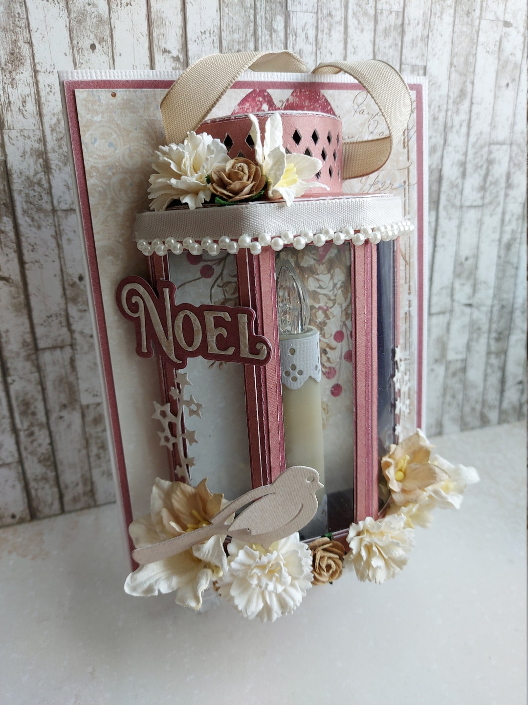 3D Hexagon Shape Lantern to Go on A2 and A6 Cards ( Digital Cut File ...