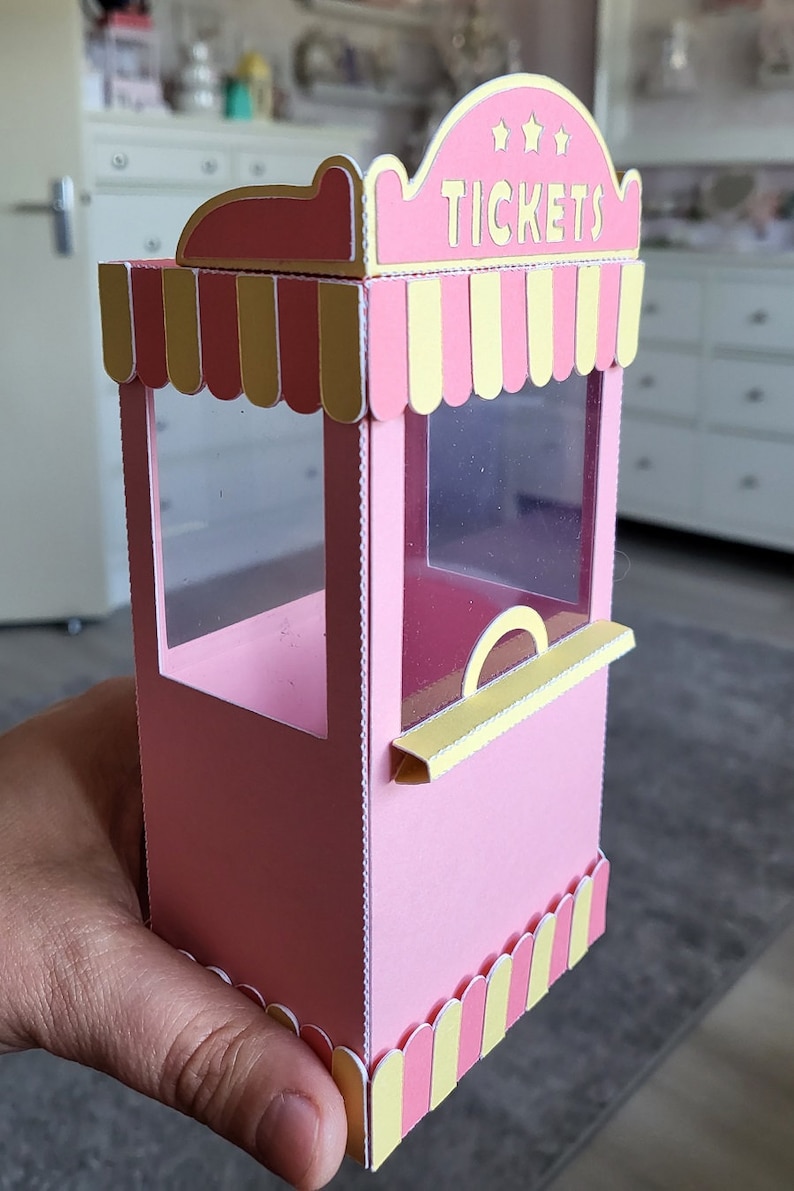 3D Tickets Booth Digital Cut File No PDF - Etsy