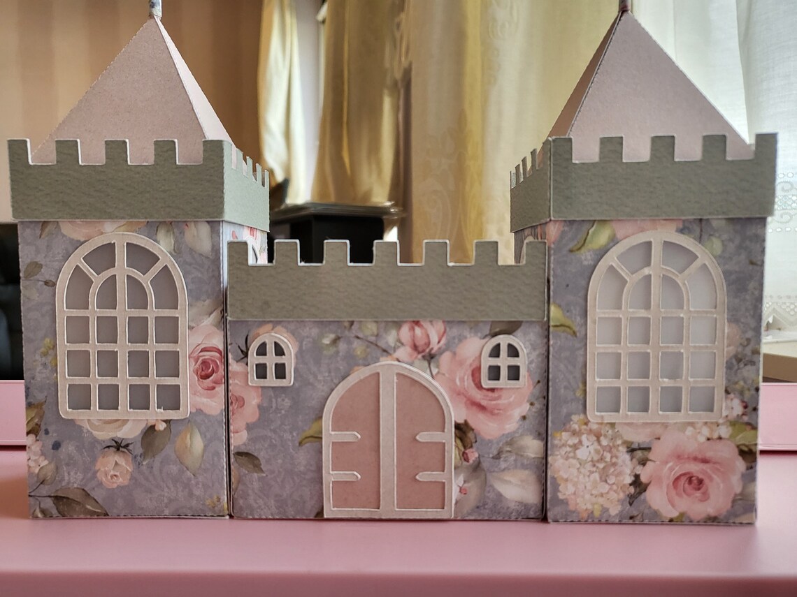 3D Castle Gift Boxes ( Digital Cut File, NO PDF Included ! ) - Etsy