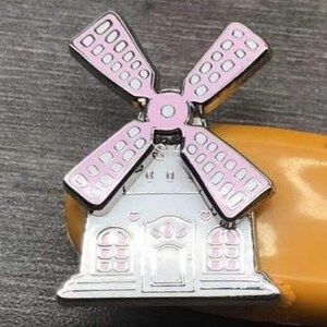 Interactive Enamel Windmill Pin - Etsy
