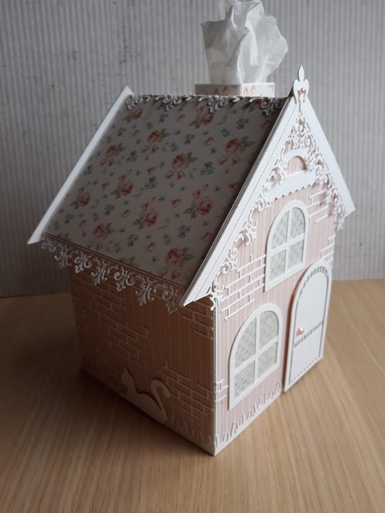 Tissue Box Cover House DIGITAL CUT FILE - Etsy