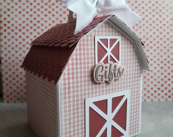 Barn Farm Favor Boxes / Treat Boxes (set of 4) - Etsy