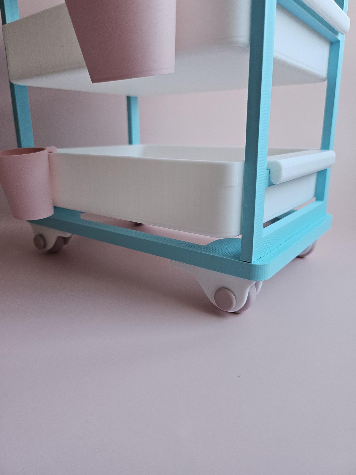 3D Craft Trolly 3 Tiers ( 3D Print File !! ) READ DESCRIPTIONBOX !! - Etsy