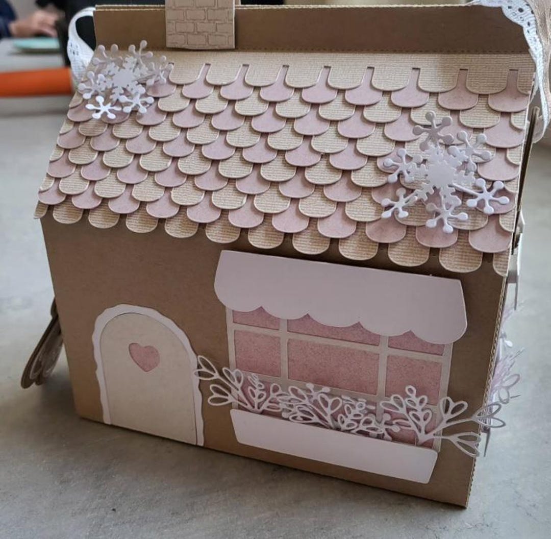 3D Gingerbread House Purse ( No PDF Included , This is a Digital Cut ...