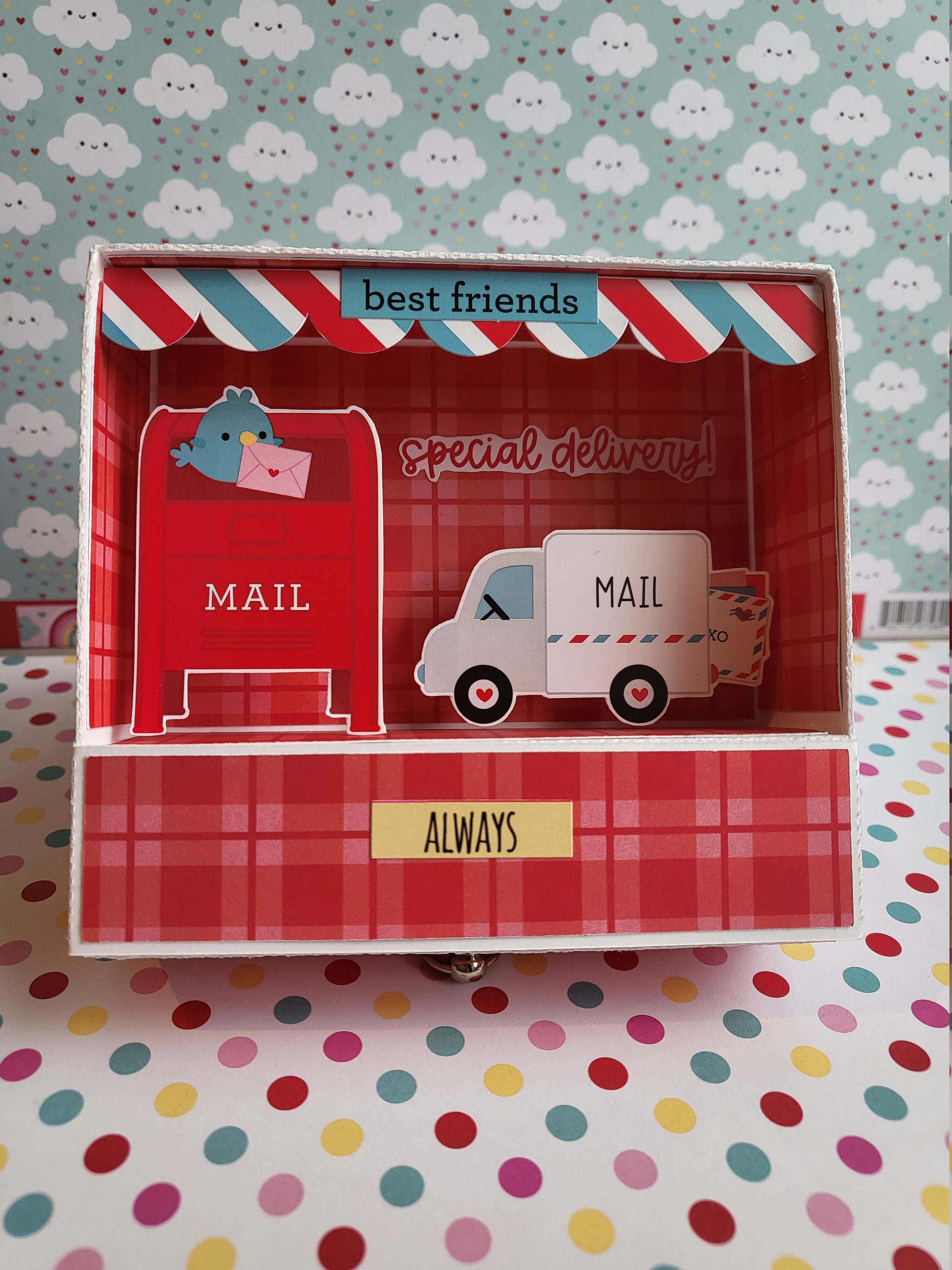 Flip Top Drawer Box With Hidden Gift Box Digital Cut File - Etsy