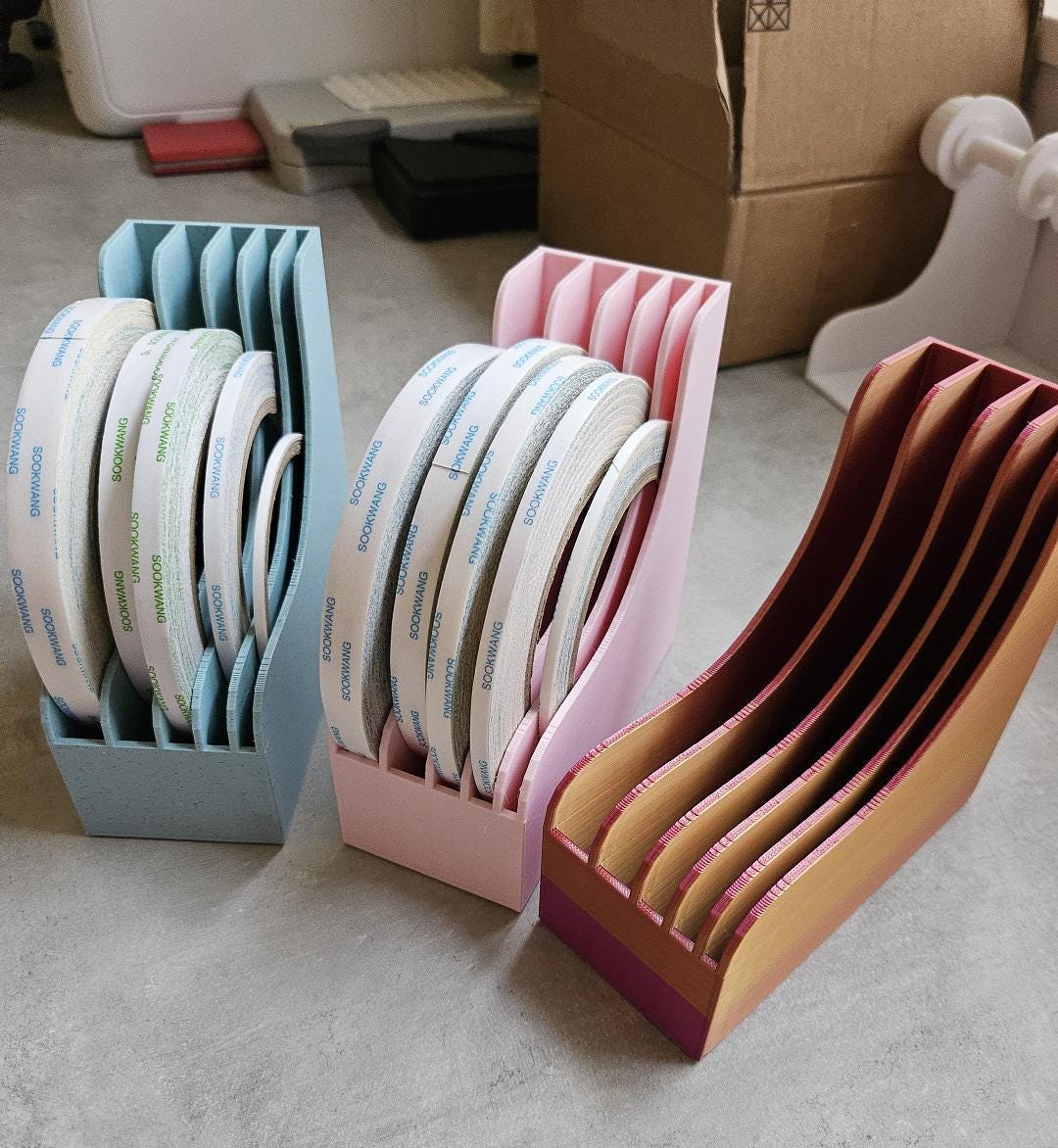3D Printed Doublesided Tape Storage Box ( Please Also : READ ...