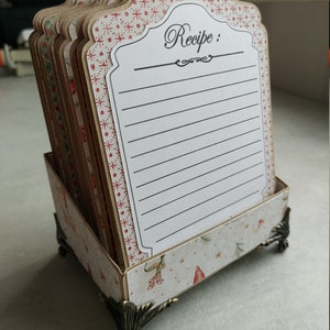 3d Recipe Card Stand ( Digital Cut File !! ) - Etsy