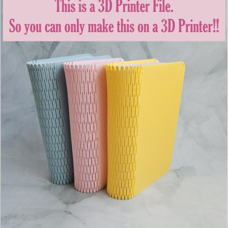 Book 3d Print Storage - Etsy