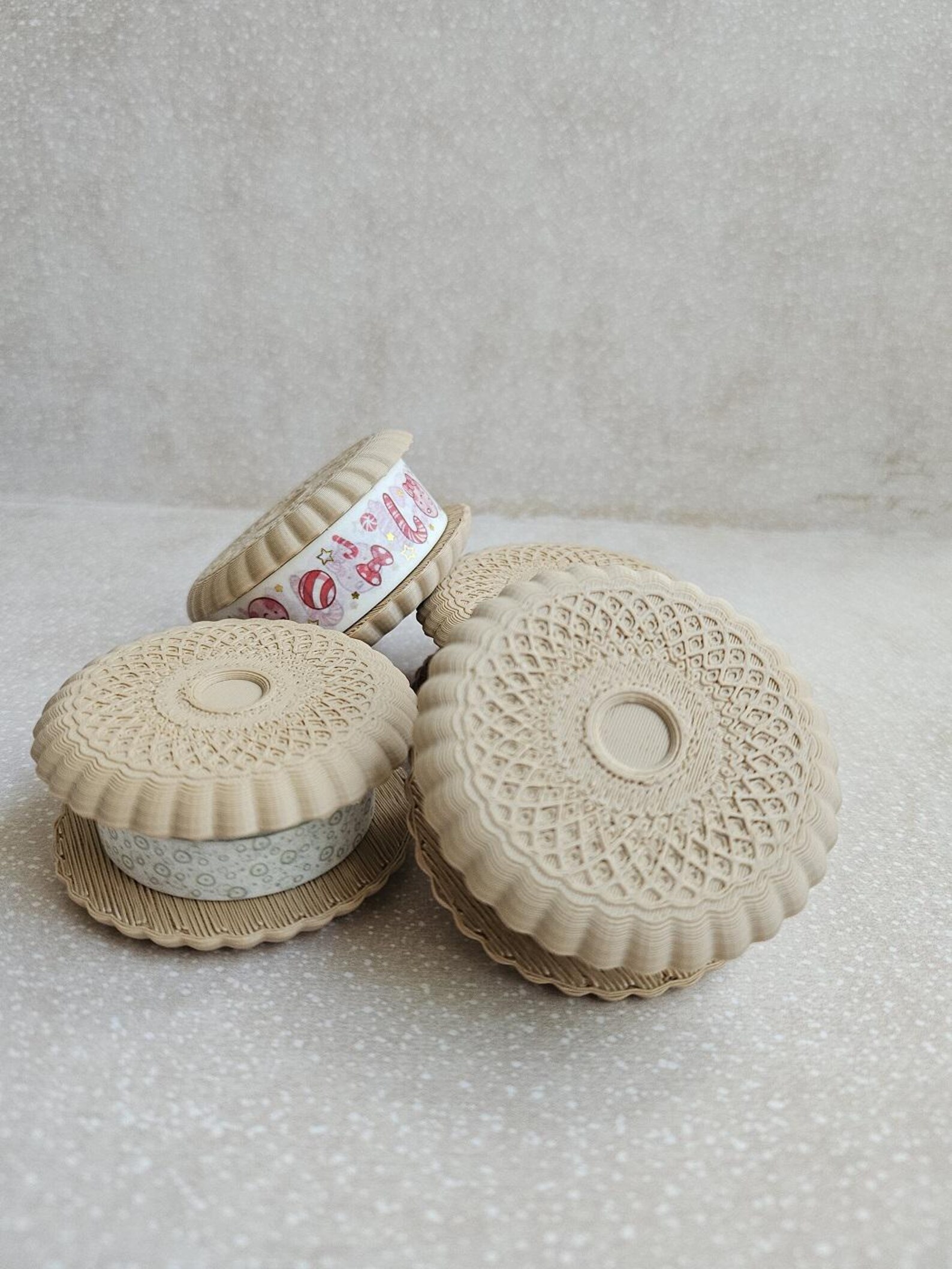 Washi Tape Cookie Spools ( 3D Print File !! ) READ DESCRIPTIONBOX !! - Etsy