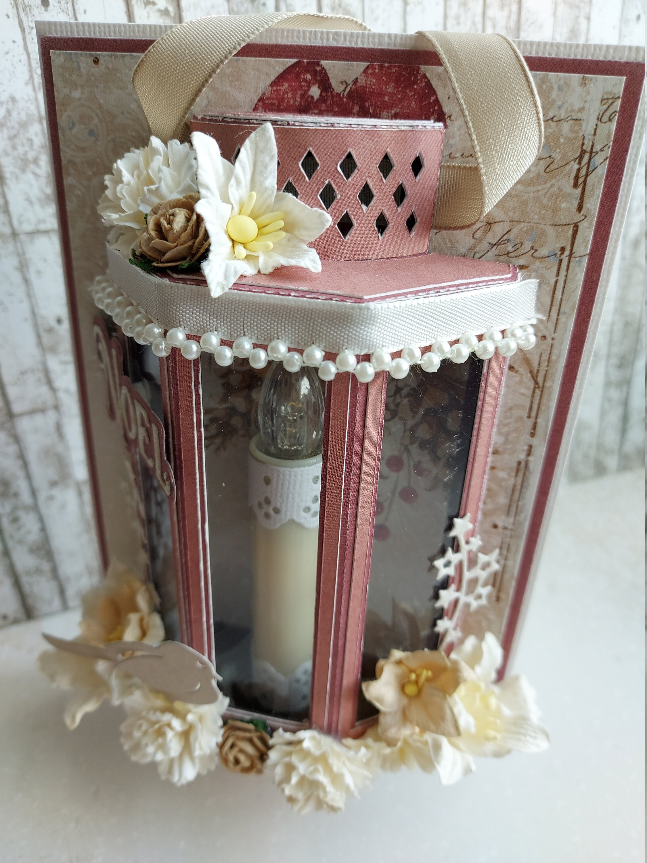 3D Hexagon Shape Lantern to Go on A2 and A6 Cards Digital - Etsy