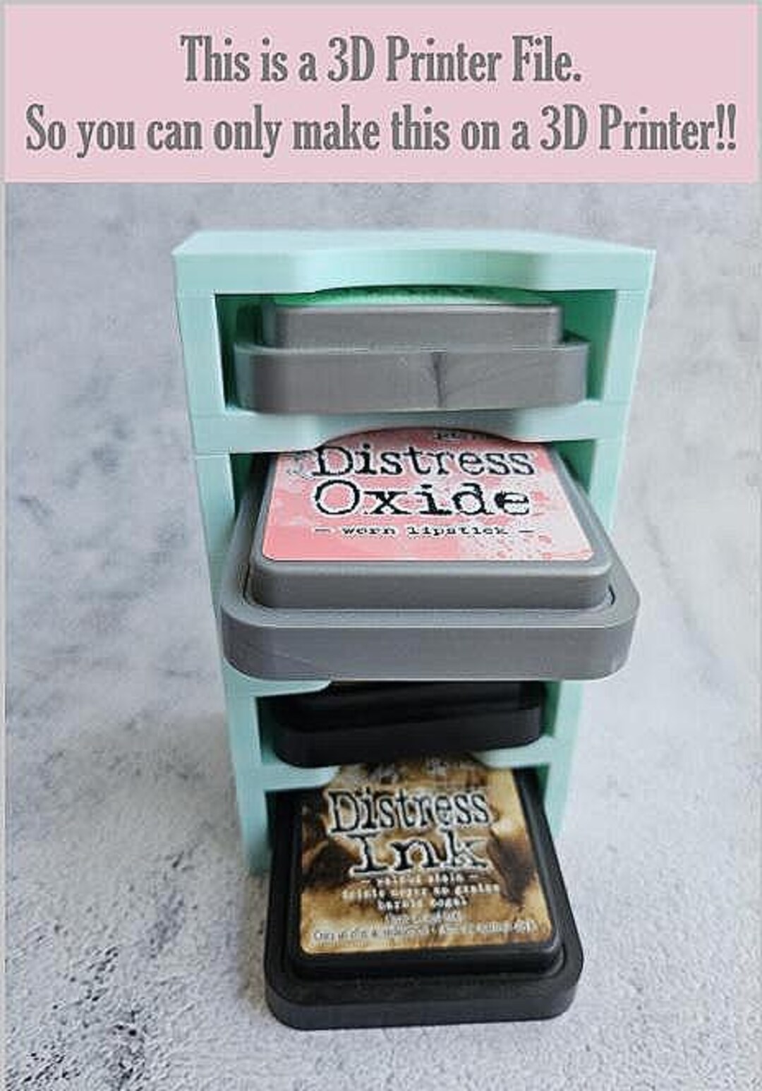 Distress (oxide) Ink Pad Storage System * 3D Print File * - Etsy