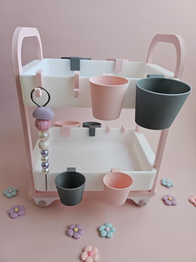 3D Craft Trolly 2 Tiers ( 3D Print File !! ) READ DESCRIPTIONBOX !! - Etsy