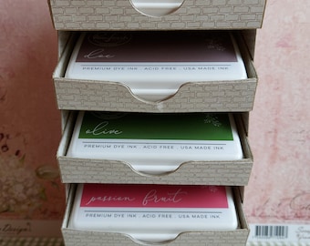 Distress oxide Ink Pad Storage System Digital Cut File | Etsy