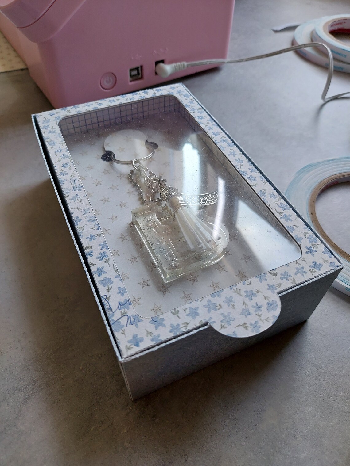 3D Keychain Gift Box ( Digital Cut File ) - Etsy