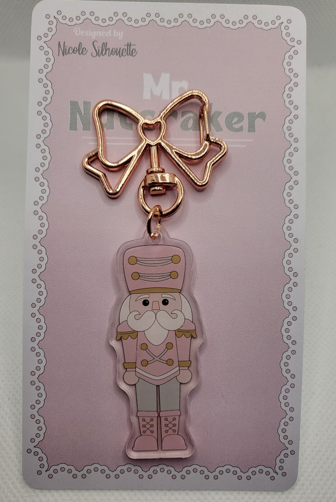 Nutcracker Keychain With BOW Clasp :D - Etsy